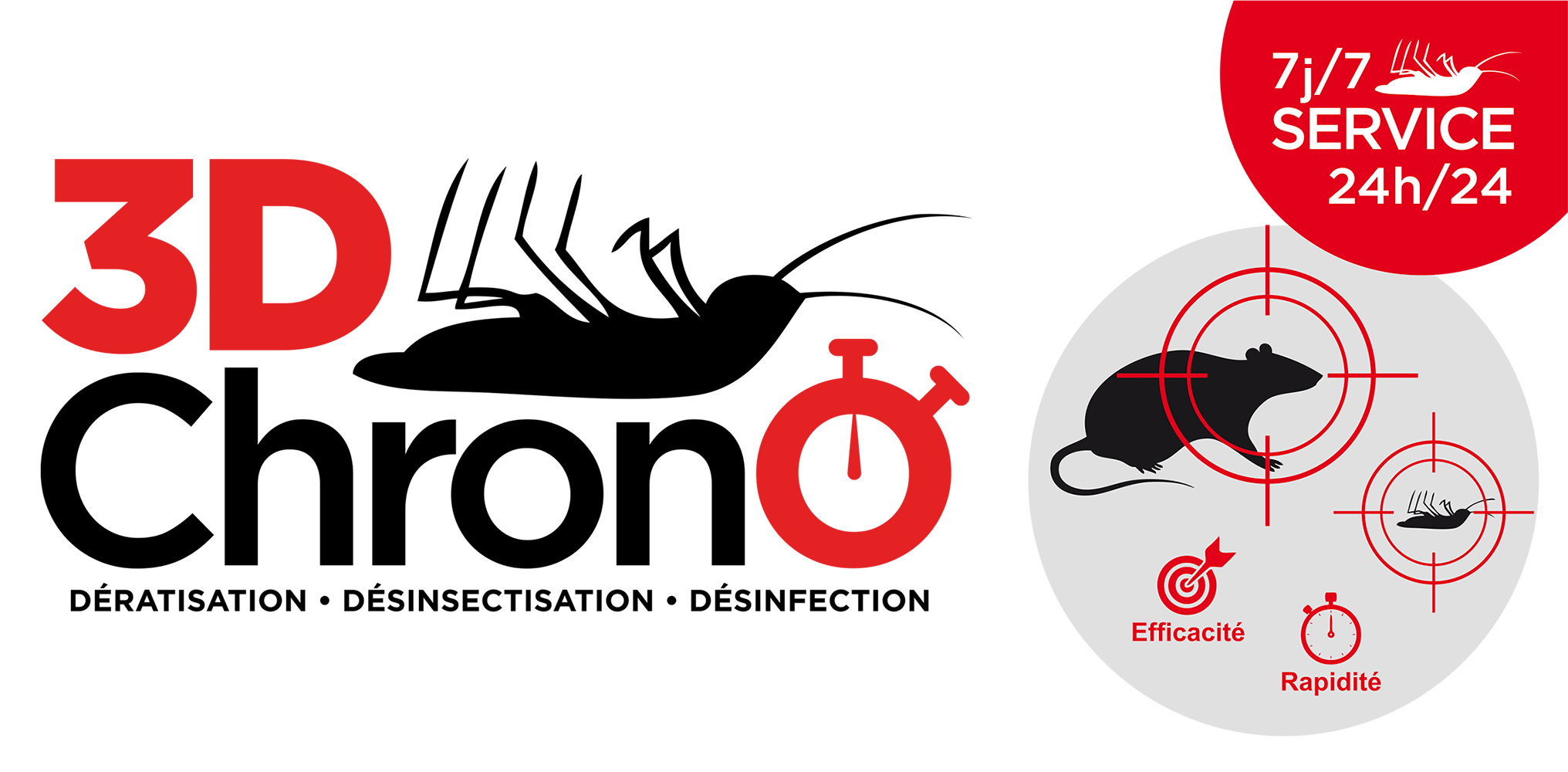 3D Chrono - Dératisation - Désinsectisation - Désinfection - 3D Chrono